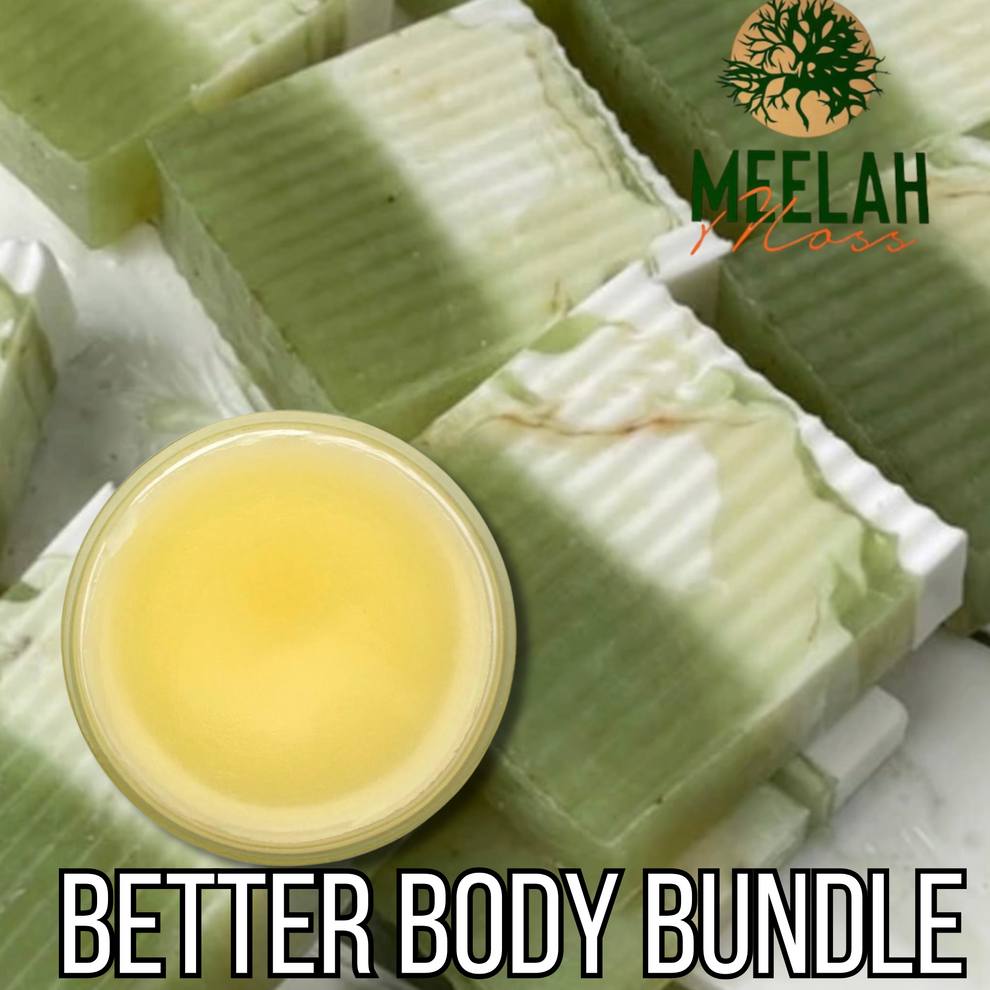 Better Body Bundle: Sea Moss Body Butter + Sea Moss Soap – Meelah Moss